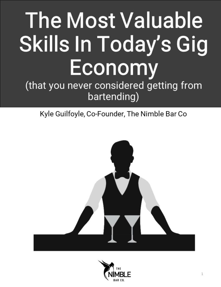 Bartending Tips, Tricks and Techniques For Better Drinks | Nimble Bar Co.
